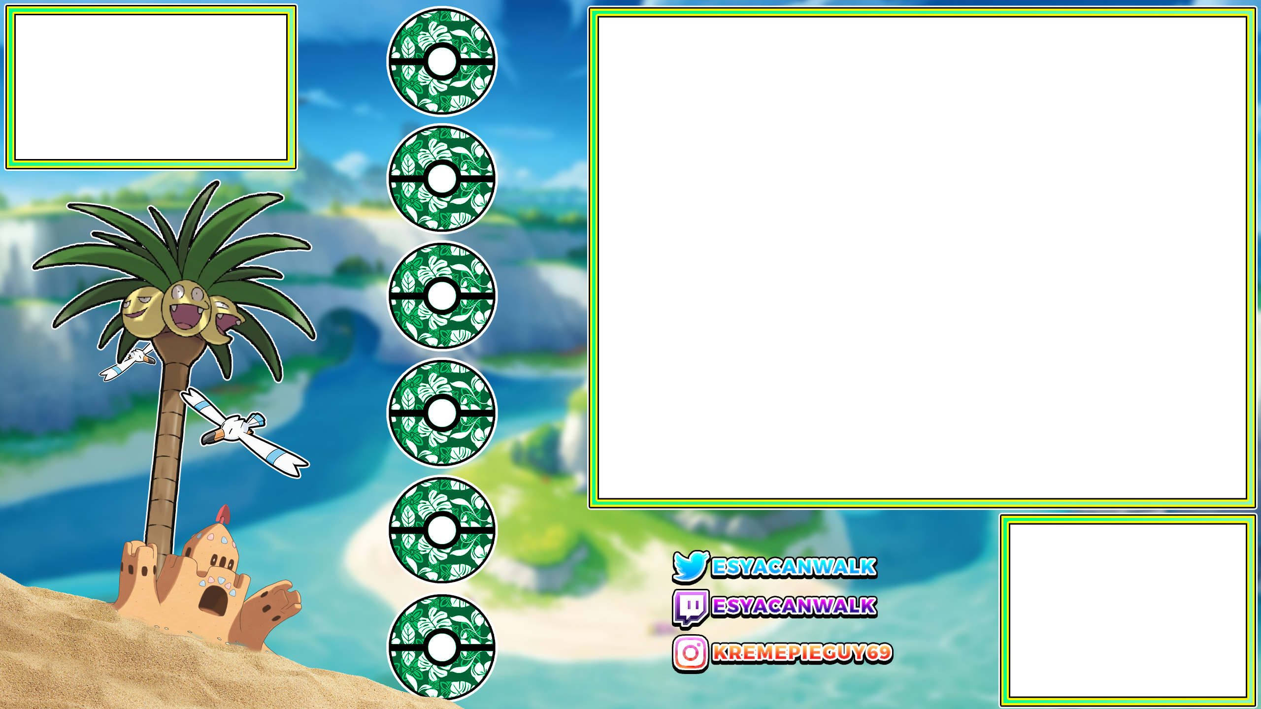 Pokemon Stream Overlays